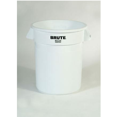 BRUTE® Container 20 Gallon White | The Mop Bucket
